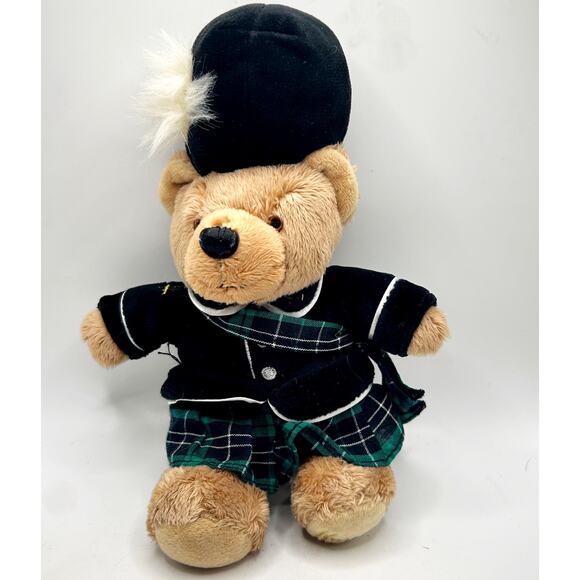 Harrods | Toys | Harrods Bear Plush Stuffed Animal Scottish Plaid Kilt ...